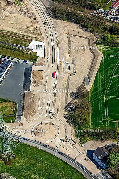 Site of the former Lohberg mine, Bergpark, Dinslaken, Ruhr region ...