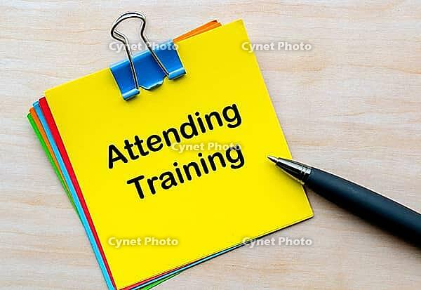 Out of office notification, attending training. Away from office ...